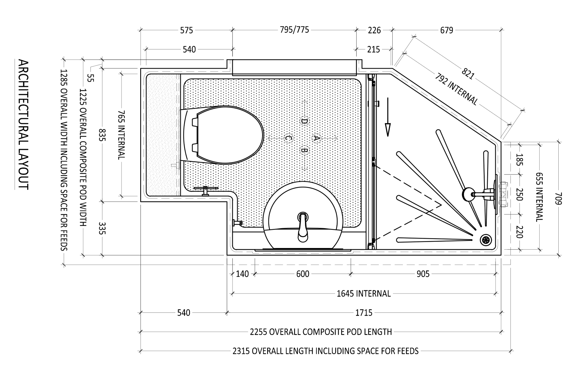 Bathroom Pod Sizes at Jordan Mehl blog